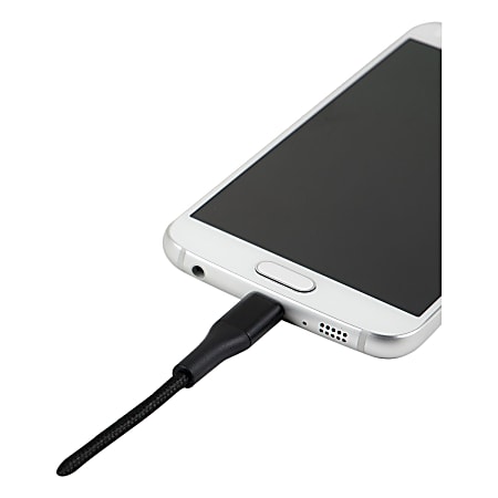 Ativa USB Type A To Micro USB Cable 3 Black 45849 - Office Depot