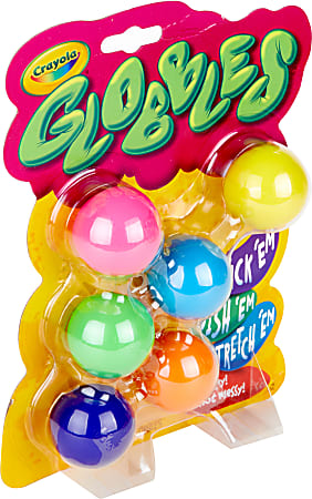 Crayola Globble Squish Toys Assorted Colors Set Of 6 Toys - Office Depot
