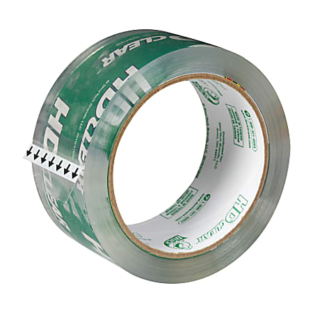 Duck HD Clear Heavy Duty Packaging Tape 1 78 Crystal Clear Box Of 24 ...