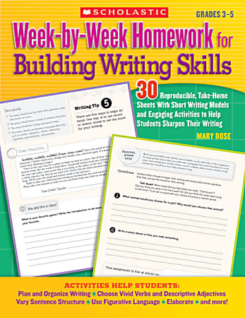 Scholastic Week By Week Homework For Building Writing Skills - Office Depot