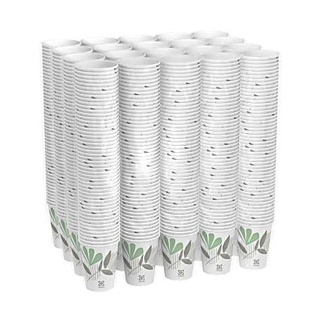 Dixie Paper Hot Cups 8 Oz White Carton Of 1000 Cups - Office Depot