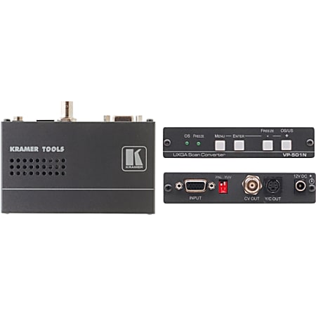 Kramer Computer Graphics Video HDTV Scan Converter Functions Signal ...