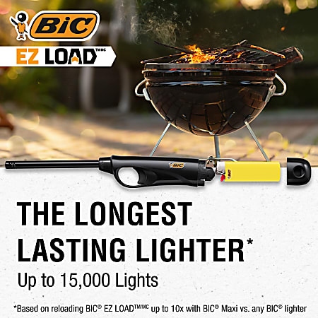 BIC EZ Load Multi Purpose Lighter Pack of 1 - Office Depot