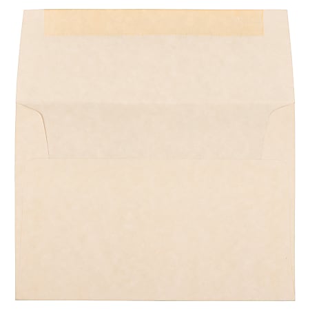 JAM Paper Parchment Booklet Invitation Envelopes A6 Gummed Seal ...