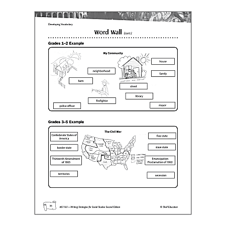 Shell Education Writing Strategies For Social Studies Grades 1 12 ...