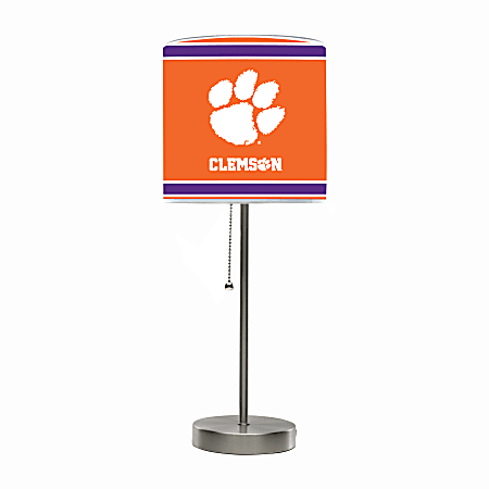 Imperial NCAA Table Lamp 19 H Clemson University - Office Depot