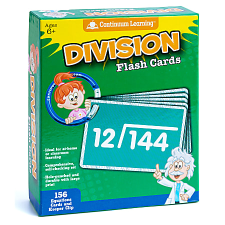 Continuum Games Flash Cards 3 x 4 12 Division Grade 2 12 - Office Depot