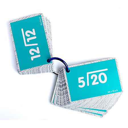 Continuum Games Flash Cards 3 x 4 12 Division Grade 2 12 - Office Depot