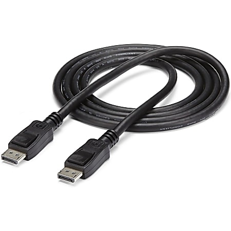 StarTech.com DisplayPort Cable With Latches 25 - Office Depot