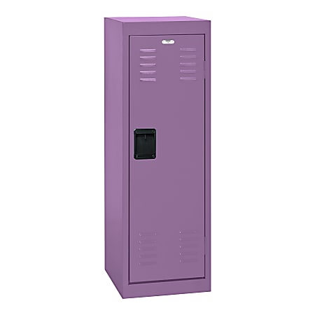 Sandusky Steel Locker 48 H x 15 W x 15 D Purple - Office Depot