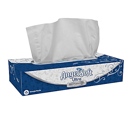 Angel Soft by GP PRO Ultra Professional Series 2 Ply Facial Tissue Flat ...