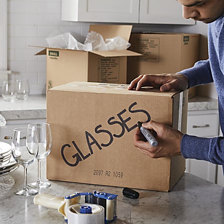 Sharpie King Size Permanent Markers Black Pack Of 12 - Office Depot