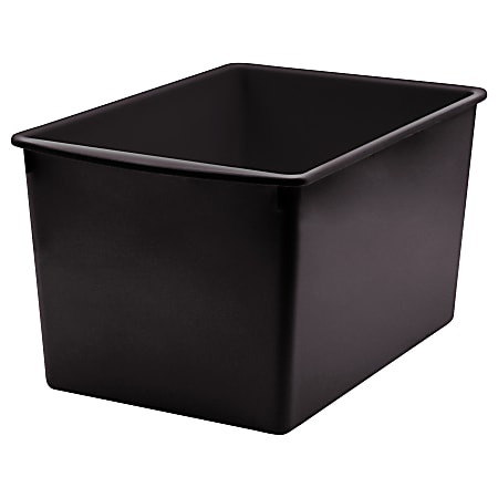 Teacher Created Resources Plastic Multi Purpose Bin Black Pack Of 3 ...
