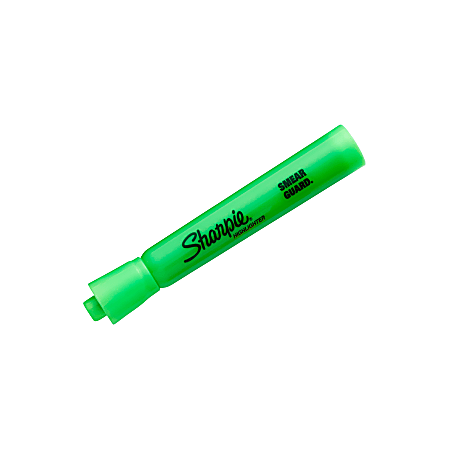 Sharpie Accent Highlighters Fluorescent Green Pack Of 12 - Office Depot