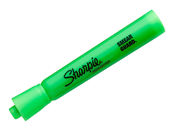 Sharpie Accent Highlighters Fluorescent Green Pack Of 12 - Office Depot
