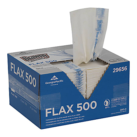 Brawny Dine A Cloth by GP PRO FLAX 500 Light Duty 1 Ply 14 Fold Front ...