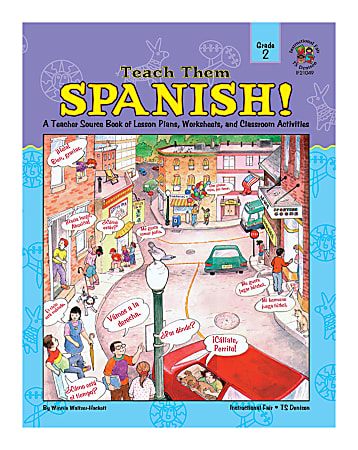 Instructional Fair Book Teach Them Spanish Grade 2 - Office Depot