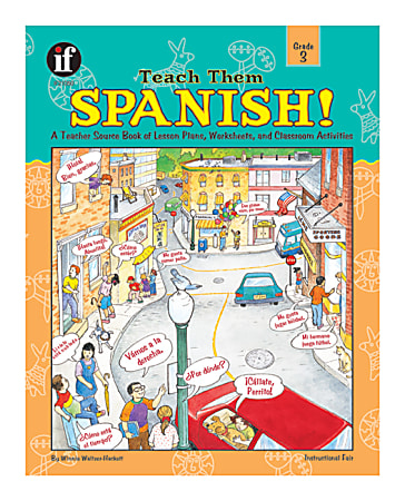 Instructional Fair Book Teach Them Spanish Grade 3 - Office Depot