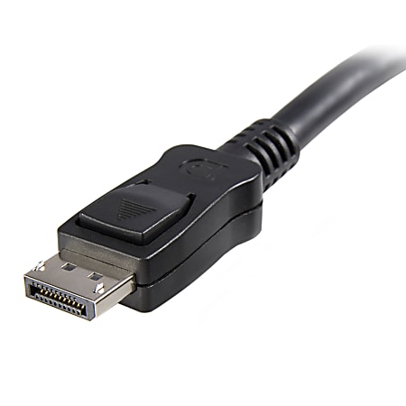 StarTech.com Short DisplayPort 1.2 Cable With Latches 1 - Office Depot