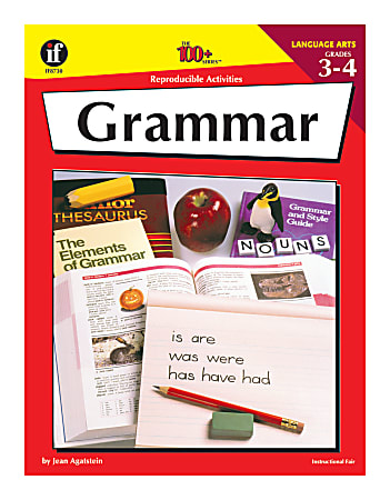 Instructional Fair Book The 100 Plus Series, Grammar, Grades 3 - 4