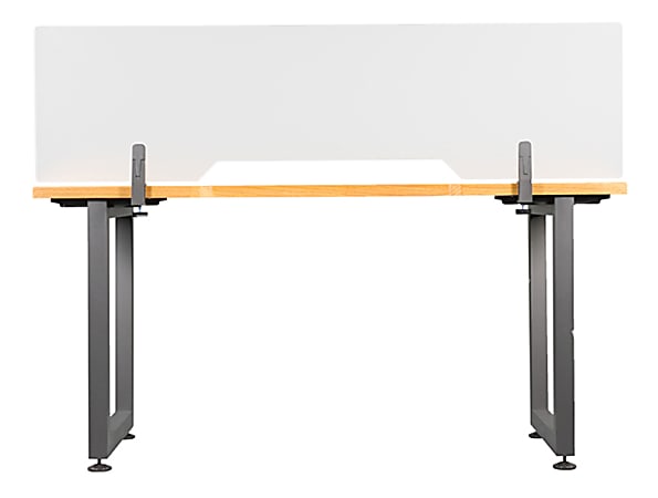 Vari Acrylic Privacy Panel 60 Frosted White - Office Depot