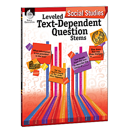 Shell Education Leveled Text Dependent Question Stems Social Studies ...