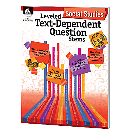 Shell Education Leveled Text Dependent Question Stems Social Studies ...