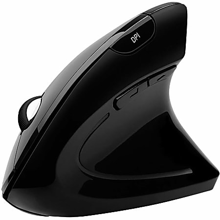 Adesso iMouse E10 Wireless RF Vertical Ergonomic Optical Mouse - Office ...