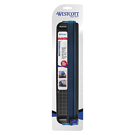 Westcott Multi Purpose Personal Trimmer 12 x 312 BlackBlue - Office Depot