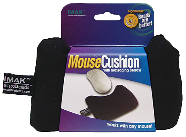 IMAK ergoBeads Mouse Support 5.75 Black - Office Depot