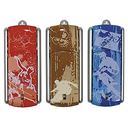 Ativa Flip Top USB Flash Drive With ReadyBoost 4GB Assorted Extreme ...