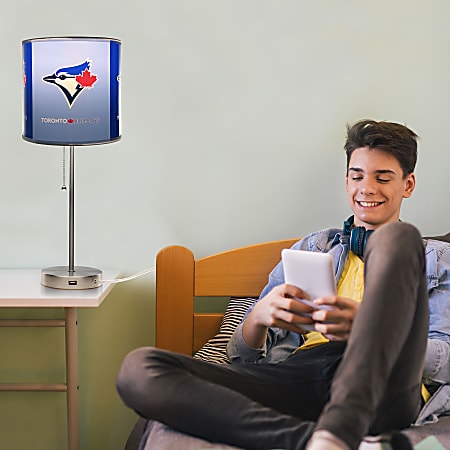 Imperial MLB Table Lamp 19 H Toronto Blue Jays - Office Depot