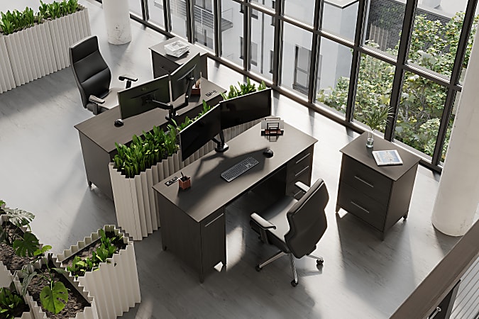 WorkPro Momentum Ergonomic Vegan Leather High Back Active Chair ...