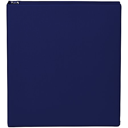 Office Depot Brand Nonstick 3 Ring Binder 1 Round Rings Blue - Office Depot