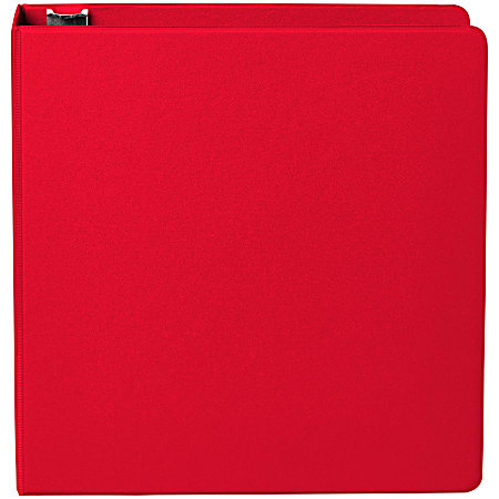 Office Depot Brand Nonstick 3 Ring Binder 2 Round Rings Red - Office Depot