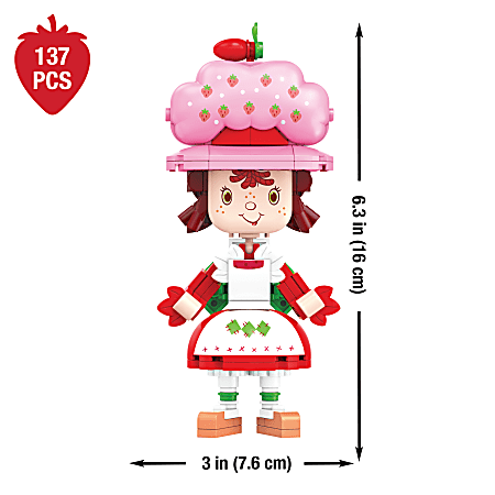 Brickcraft Strawberry Shortcake Berry Cruiser Building Kit Multicolor ...