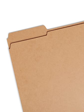 Smead Reinforced Tab Kraft File Folders Letter Size 13 Cut Pack Of 100 ...
