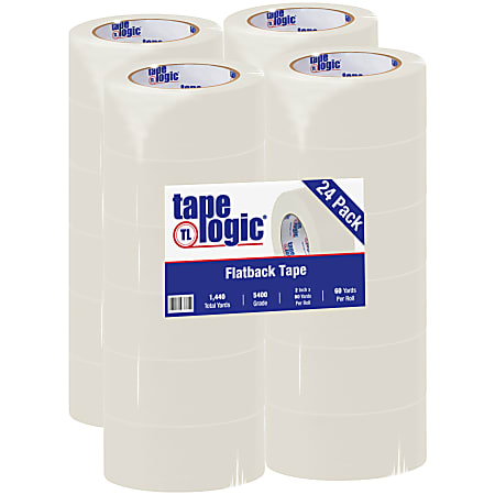 Tape Logic Flatback Tape 3 Core 2 x 60 Yd. Natural White Case Of 24 ...