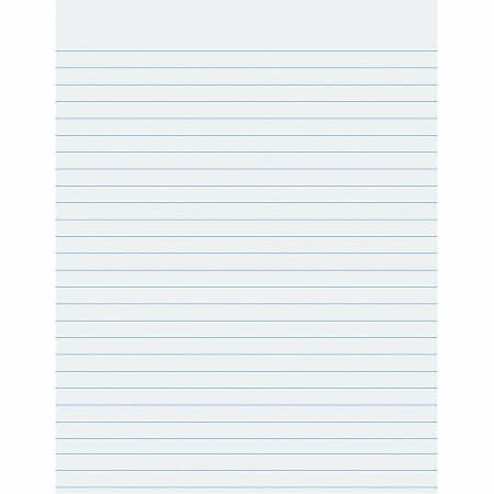 Pacon Composition Paper Without Margins Unpunched 38 Rule 8 12 x 11 ...