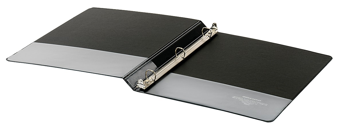 Office Depot Brand Durable View 3 Ring Binder 12 Round Rings Black ...