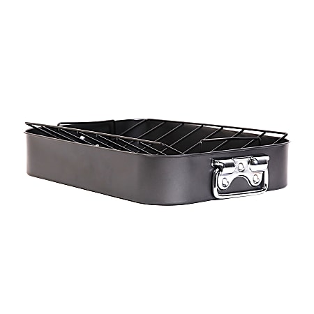 Gibson Home Top Roast Roaster 16 Black - Office Depot
