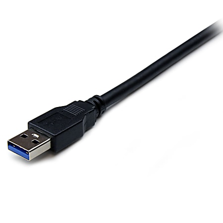 StarTech.com 2m Black SuperSpeed USB 3.0 Extension Cable A to A MF - Office Depot