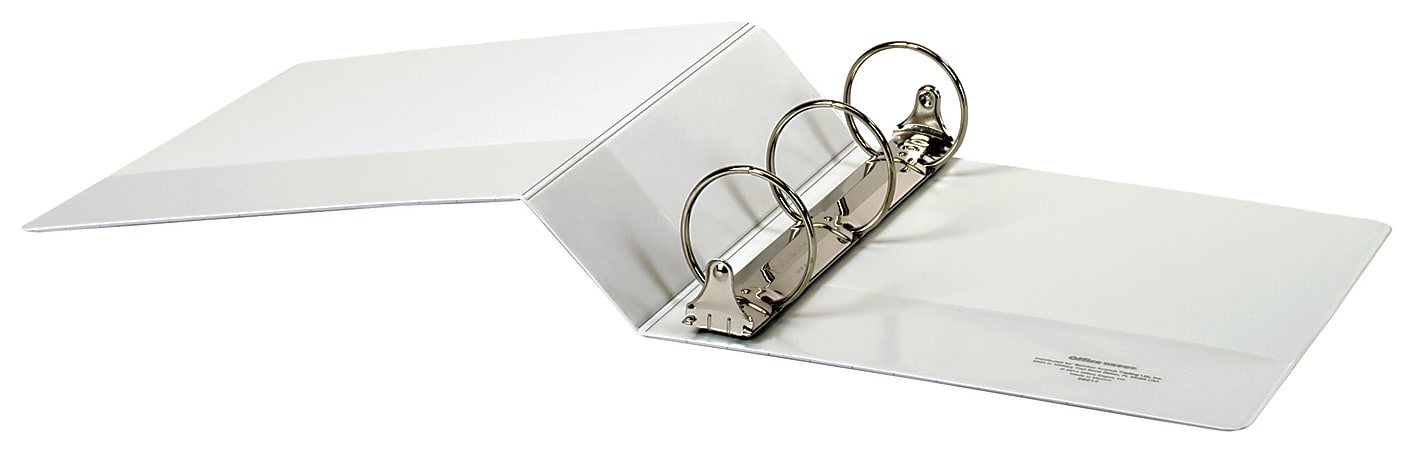 Office Depot Brand Durable View 3 Ring Binder 3 Round Rings White ...