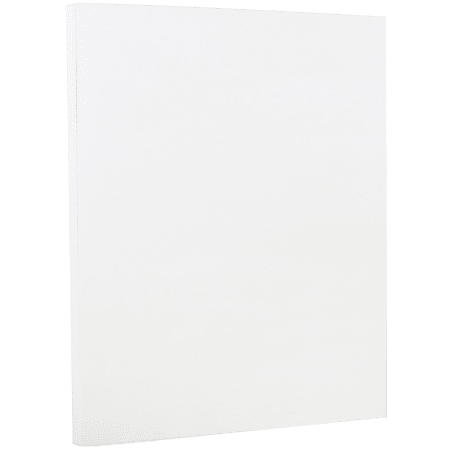 JAM Paper Card Stock Strathmore Bright White Linen Letter 8.5 x 11 88 ...
