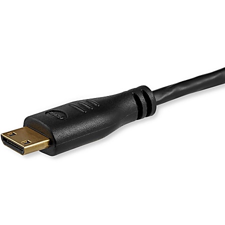 StarTech.com 3ft Mini HDMI to HDMI Cable with Ethernet 4K 30Hz High ...