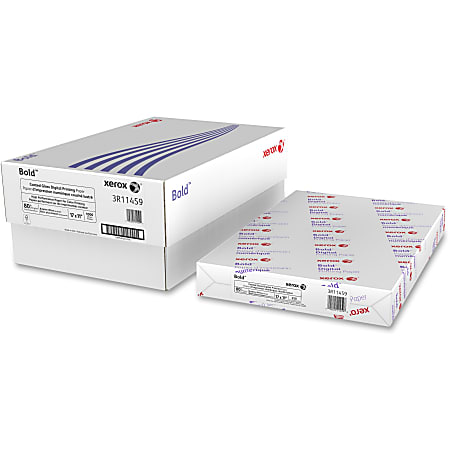 Xerox Bold Coated Gloss Digital Printing Paper Glossy Ledger Size 11 x ...