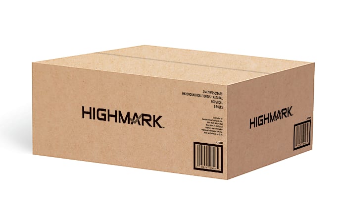 Highmark ECO Hardwound 1 Ply Paper Towels 100percent Recycled Natural ...
