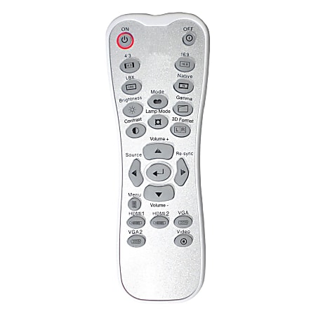 Optoma BR 3067B Remote control for Optoma EH300 HD25 LV - Office Depot