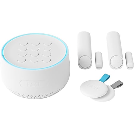 Google Nest Secure Security Alarm System Starter Pack White - Office Depot