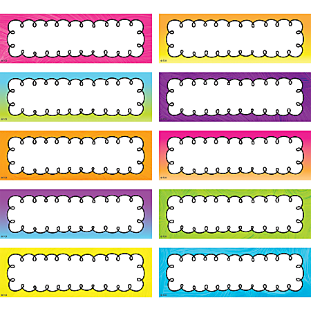 Teacher Created Resources Labels Magnetic Accents Brights 4Ever 20 Per ...